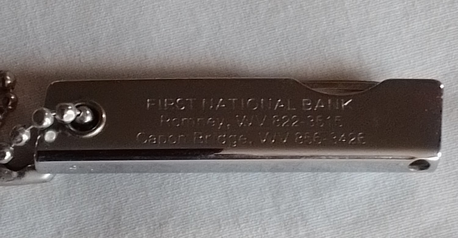 FNB Bank Promotional Collectible Pocket Knife 1 Blade, 1 Finger Nail ...