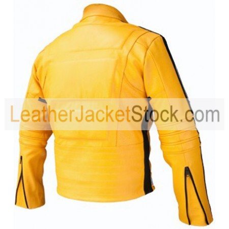 Kill Bill Uma Thurman Biker Leather Jacket