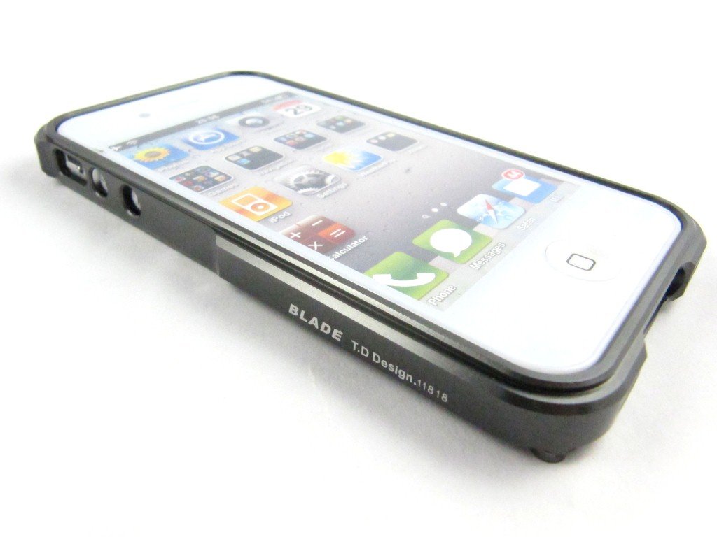 Blade Aluminum Bumper Case iPhone 4 Gunmetal Grey