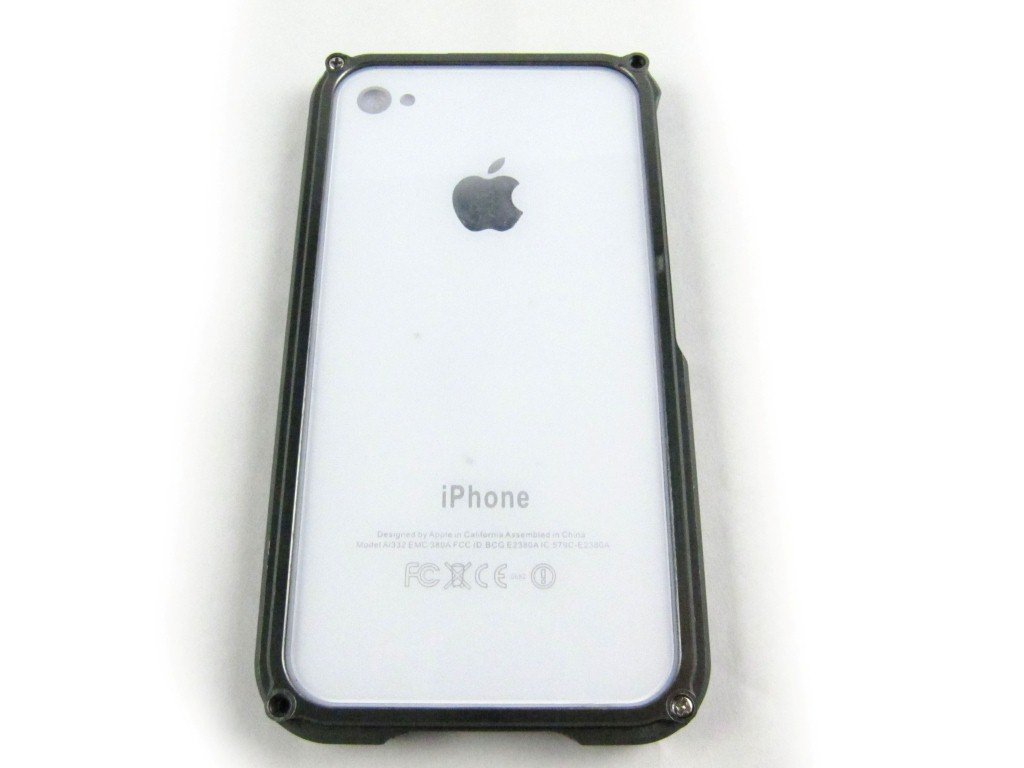 Blade Aluminum Bumper Case iPhone 4 Gunmetal Grey
