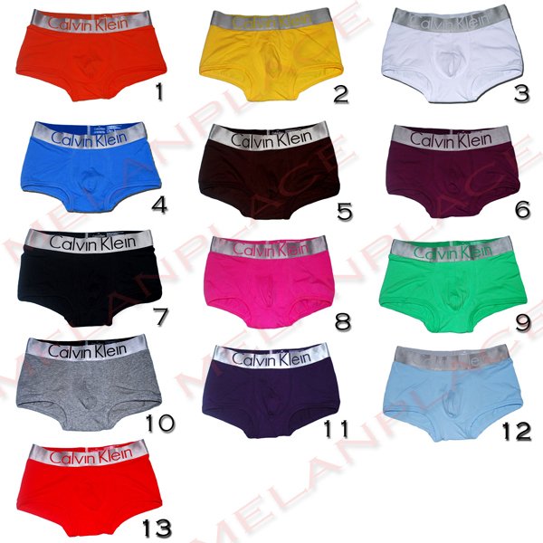 NEW 6 PCS New Men's Underwear Men Boxer Stretch Steel Micro Trunk Ck1-13
