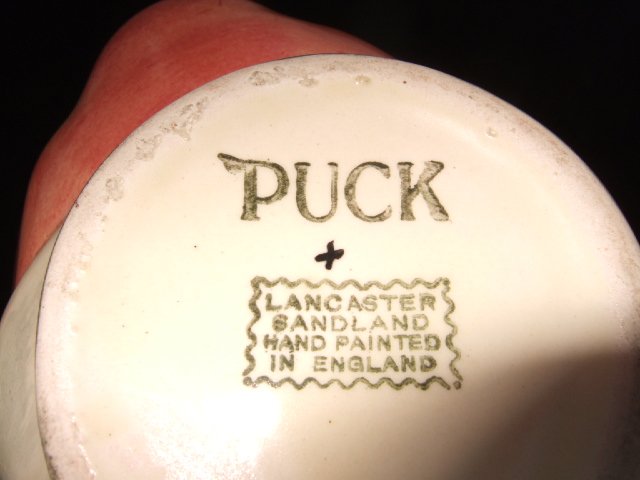 Lancaster Sandland Hand Painted Puck Mug Made In England