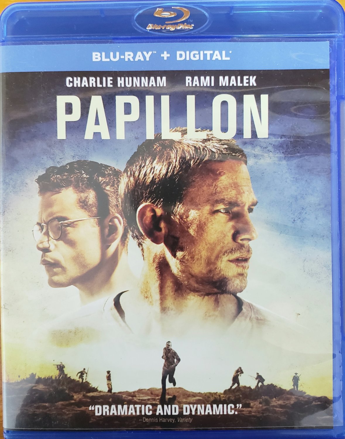 PAPILLON 2017 BLU-RAY CHARLIE HUNNAM RAMI MALEK