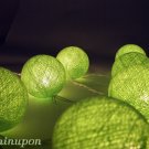 20 BROWN RATTAN BALL STRING PARTY,PATIO,WEDDING LIGHTS