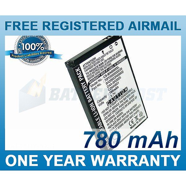 BATTERY FOR CREATIVE ZEN MICRO ZEN MICRO PHOTO ZEN MICRO 5GB 6GB