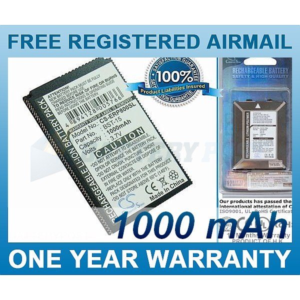 BATTERY FOR SONY ERICSSON P800 P800 P800C P802 P900 P902 P908 P910 ...