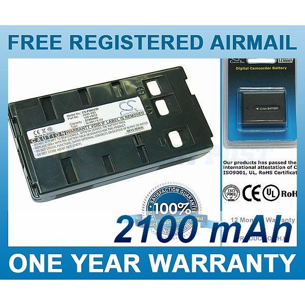 BATTERY FOR PANASONIC NV-3CCD1 NV-61 NV-63 NV-G1 NV-G101 NV-G101A NV ...