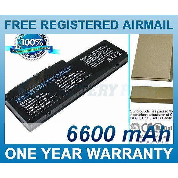 BATTERY TOSHIBA PA3537U-1BAS PABAS100 PABAS101 PA3536U-1BRS PA3537U-1BRS