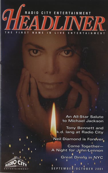 Michael Jackson Headliner Magazine Sep 2001 RARE!
