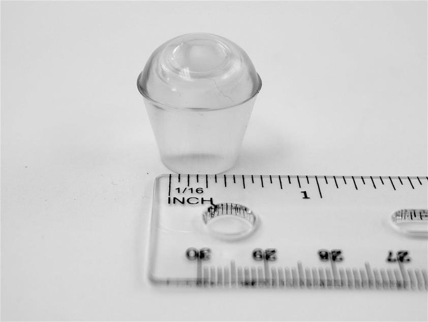 1/2" Vinyl Tear Drop Chair Leg Inserts (Set of 8)