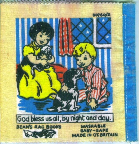 Vintage Baby Books ~ God Bless ~ Dean's Rag Book ~ Made in Gt. Britain ...
