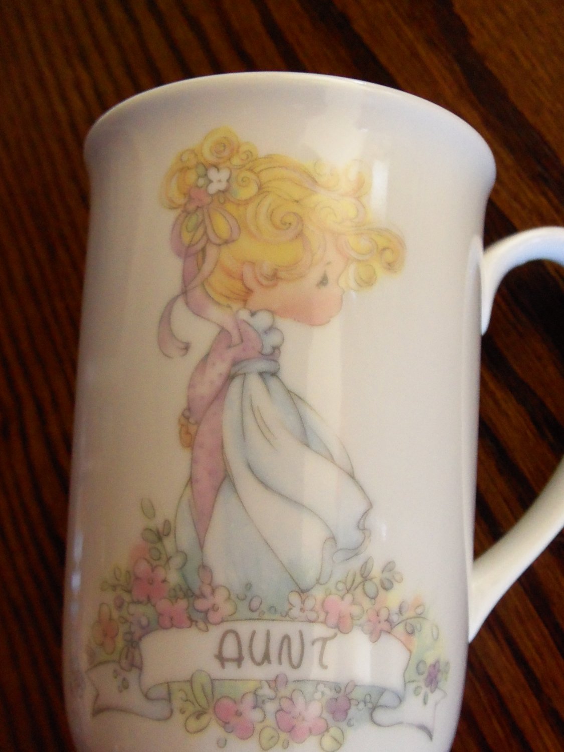 Precious Moments "AUNT" Name Coffee Cup Mug location88
