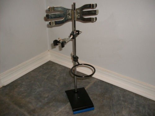 Lab Ring Stand and clamps