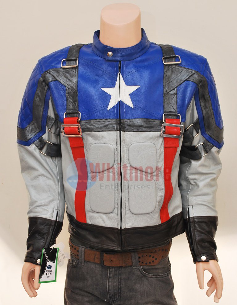 Captain America The First Avenger Original Leather Jacket - All Sizes