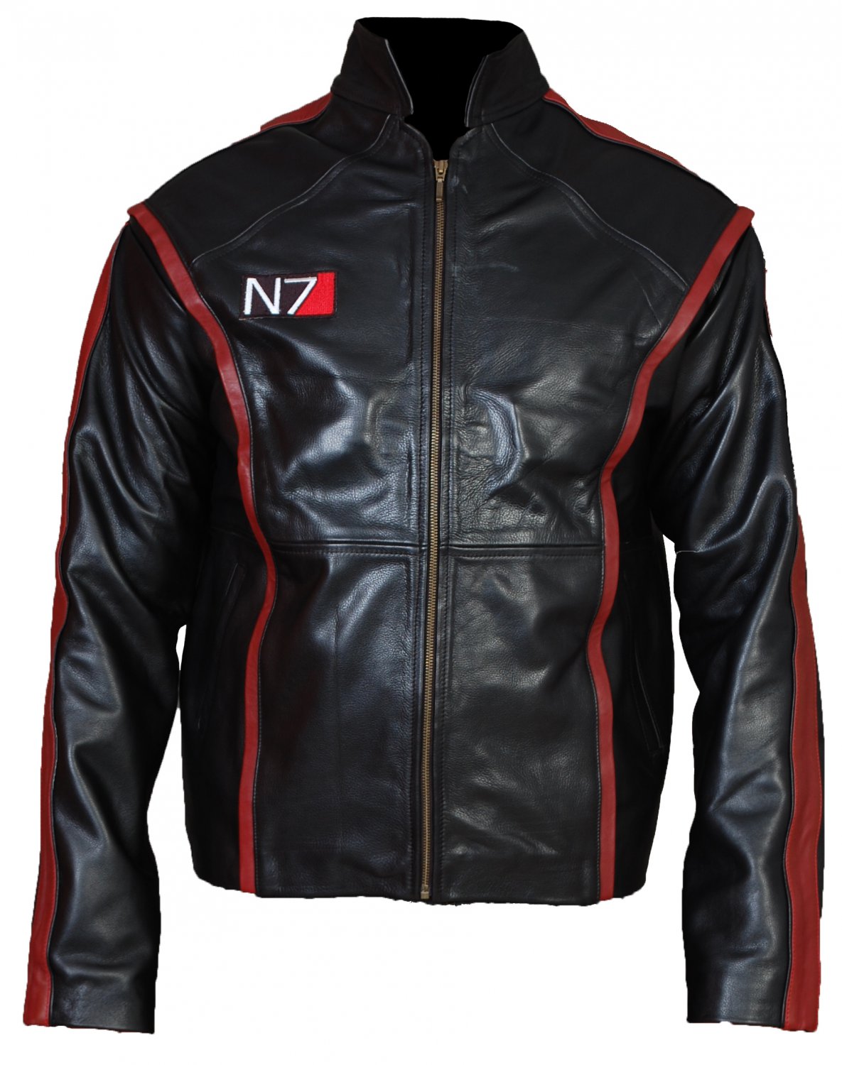 Mass Effect 3 N7 Commander Shepard Gaming Leather Jacket