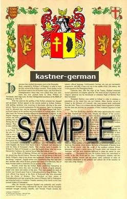 KASTNER - GERMAN - Armorial Name History - Coat of Arms - Family Crest ...