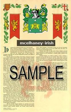 MCELHANEY - IRISH - Armorial Name History - Coat of Arms - Family Crest ...