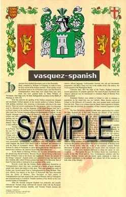 VASQUEZ - SPANISH - Armorial Name History - Coat of Arms - Family Crest ...