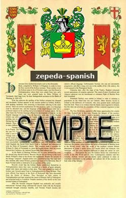 ZEPEDA - SPANISH - Armorial Name History - Coat of Arms - Family Crest ...