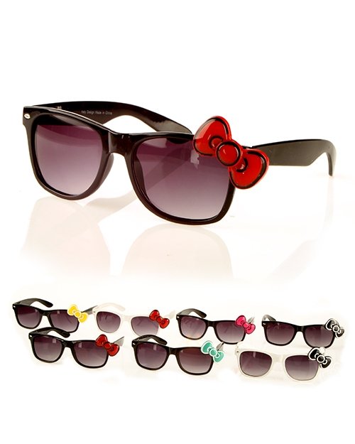 Hello Kitty Bow Sunglasses Assorted Colors