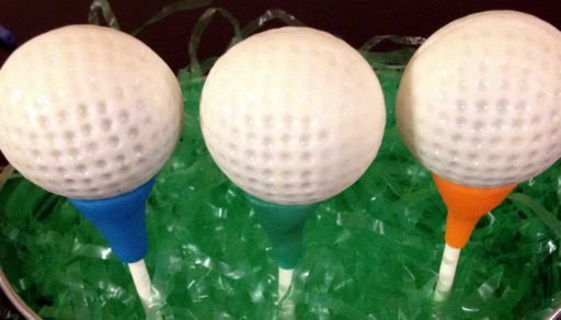 1/2 dozen Golf Ball Cake Pops