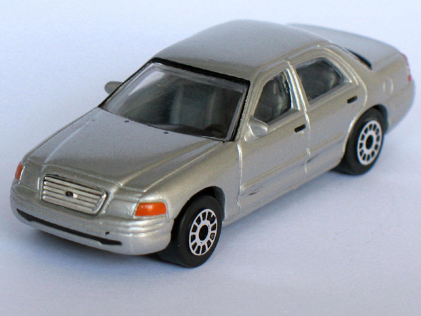 Ford Crown Victoria Silver 1/64 Die Cast Model Car (Rare)