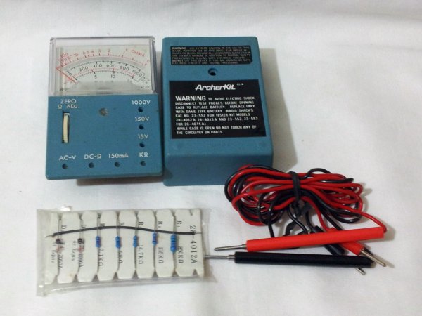 Vintage ArcherKit Pocket Multitester Kit 28-4012A