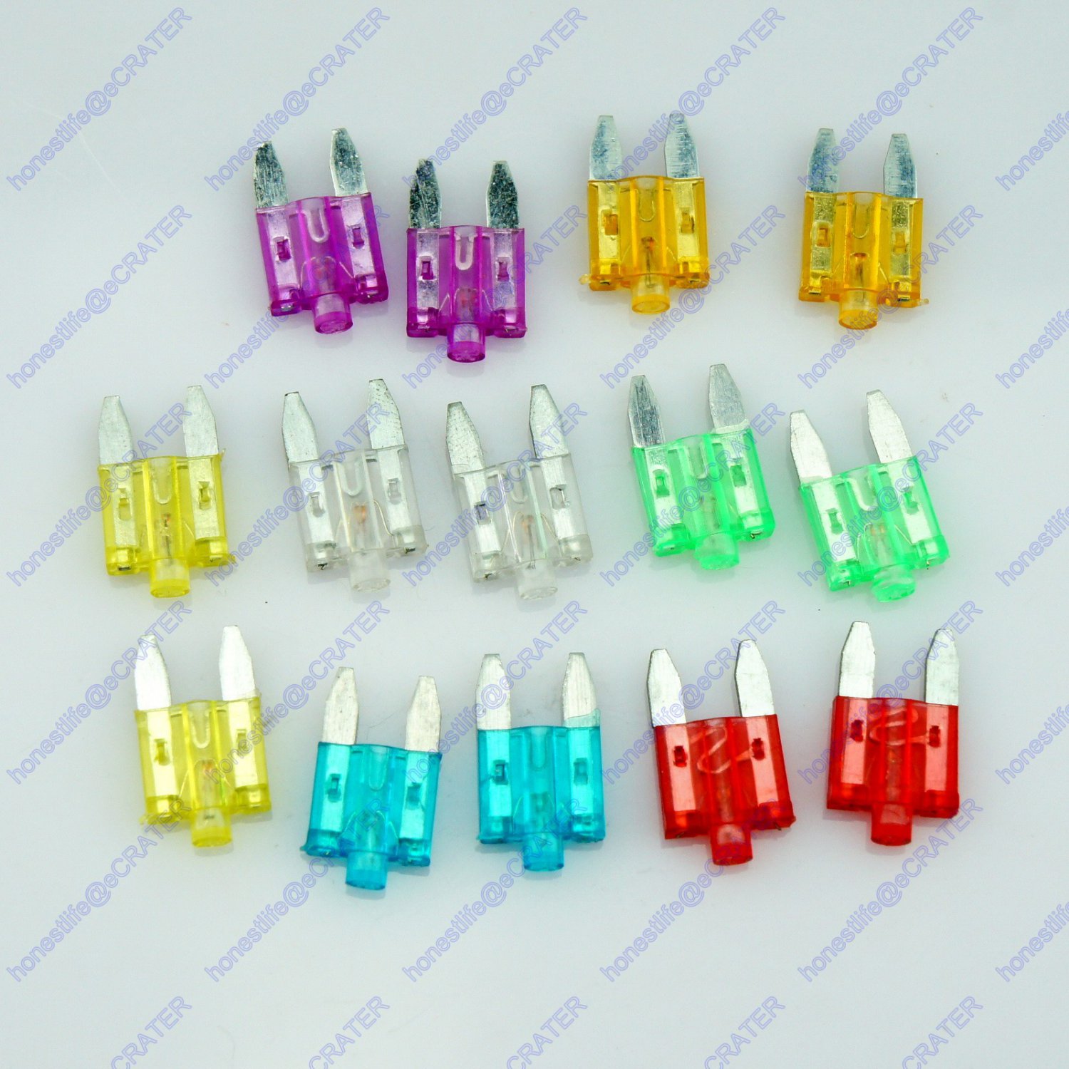 14 ATS LED Mini Blade Fuse Auto Car Suv Truck Boat RV 12V 24V 5A-35A ...
