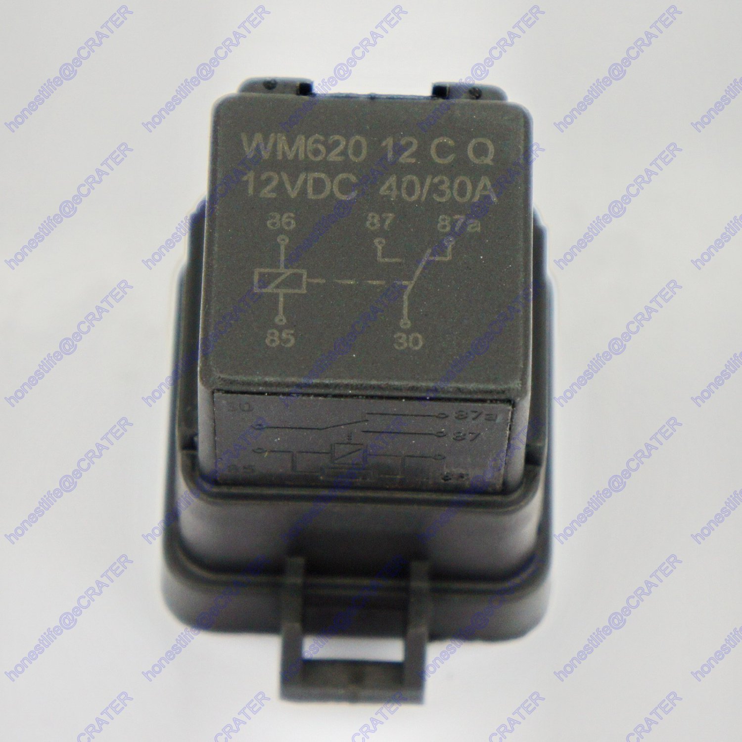 12V 40A 5-Pin Waterproof Sealed Integrated SPDT Relay Kit Socket Car ...