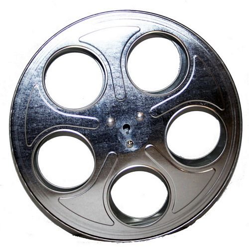 Metal Movie Reels Silver ( For 35 mm Film) - 2563