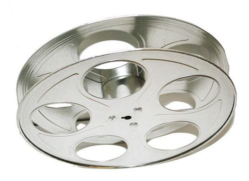 Metal Movie Reels Silver ( For 35 mm Film) - 2563