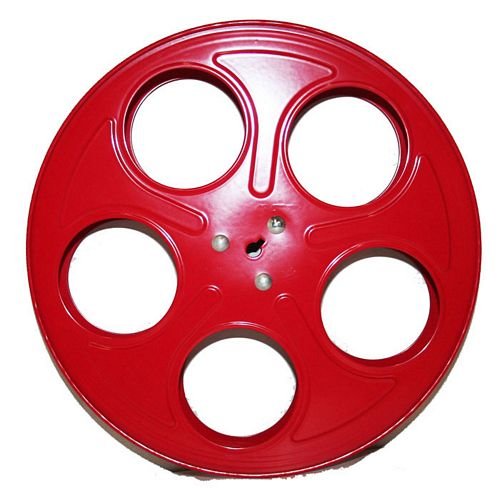 Metal Movie Reels Red ( For 35 mm Film) - 2566