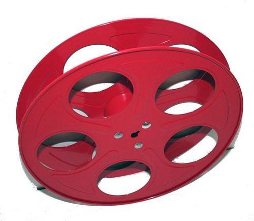 Metal Movie Reels Red ( For 35 mm Film) - 2566
