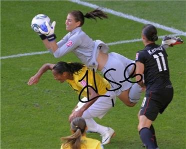 HOPE SOLO SIGNED PHOTO 8X10 RP AUTOGRAPHED USA SOCCER