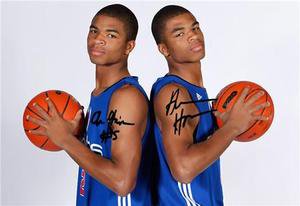 ANDREW & AARON HARRISON SIGNED PHOTO 8X10 RP AUTOGRAPHED KENTUCKY ...