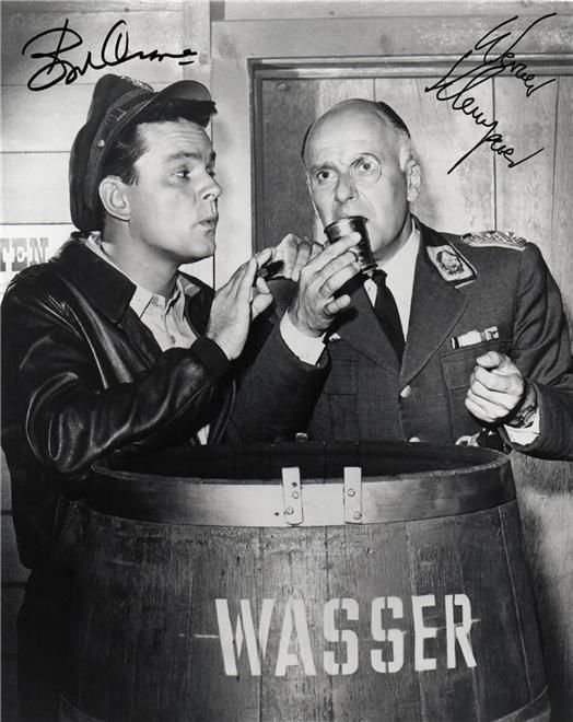 BOB CRANE WERNER KLEMPERER SIGNED PHOTO 8X10 RP AUTOGRAPHED HOGAN'S ...