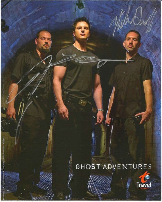 ZAK BAGANS & CAST OF GHOST ADVENTURES SIGNED POSTER PHOTO 8X10 RP ...