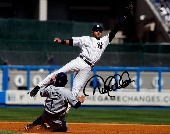 DEREK JETER SIGNED POSTER PHOTO 8X10 RP AUTO AUTOGRAPHED NEW YORK YANKEES