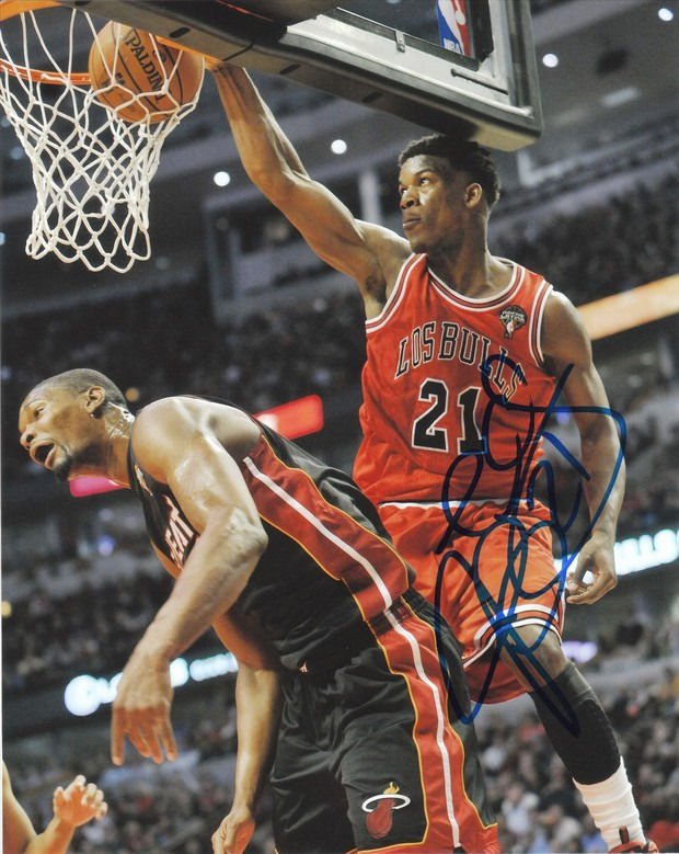 JIMMY BUTLER SIGNED AUTOGRAPHED PHOTO RP 8X10 AUTO CHICAGO BULLS