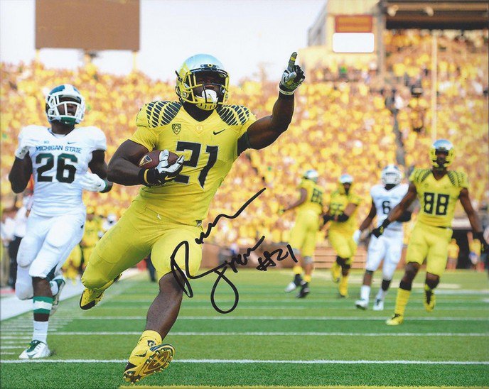ROYCE FREEMAN SIGNED PHOTO 8X10 RP AUTOGRAPHED OREGON DUCKS