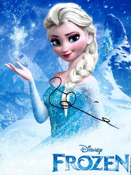 IDINA MENZEL SIGNED POSTER PHOTO 8X10 RP AUTOGRAPHED " FROZEN