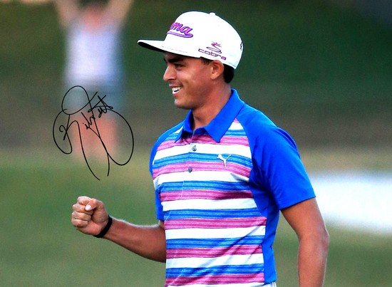 RICKIE FOWLER SIGNED PHOTO 8X10 RP AUTOGRAPHED TPC GOLF TOURNAMENT