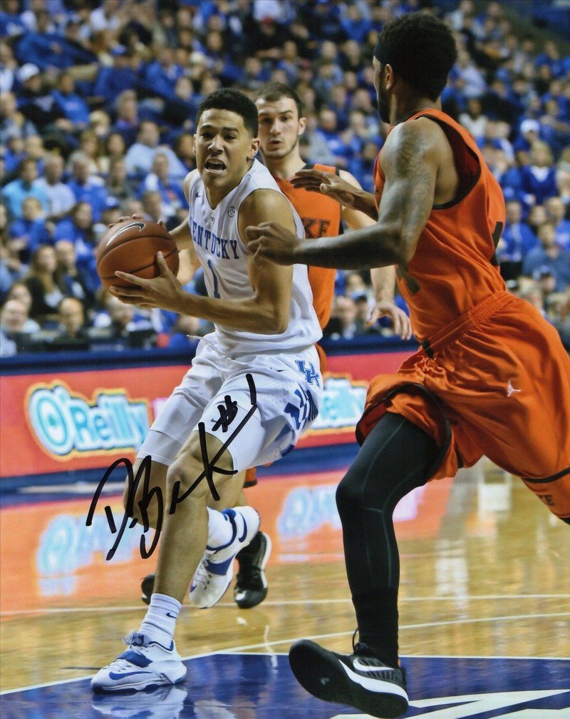 DEVIN BOOKER SIGNED PHOTO 8X10 RP AUTOGRAPHED KENTUCKY WILDCATS ...