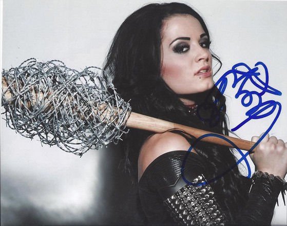 PAIGE SIGNED PHOTO 8X10 RP AUTOGRAPHED DIVA WWE WRESTLING