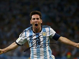 * LIONEL MESSI SIGNED PHOTO 8X10 RP AUTOGRAPHED BARCELONA ARGENTINA SOCCER