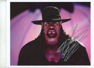 * THE UNDERTAKER SIGNED PHOTO 8X10 RP AUTOGRAPHED WWE WRESTLING