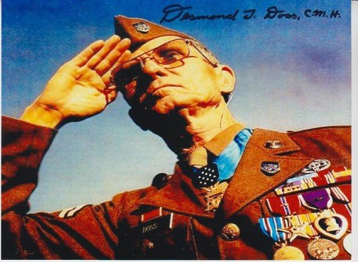 DESMOND THOMAS DOSS SIGNED PHOTO 8X10 RP AUTOGRAPHED HACKSAW RIDGE