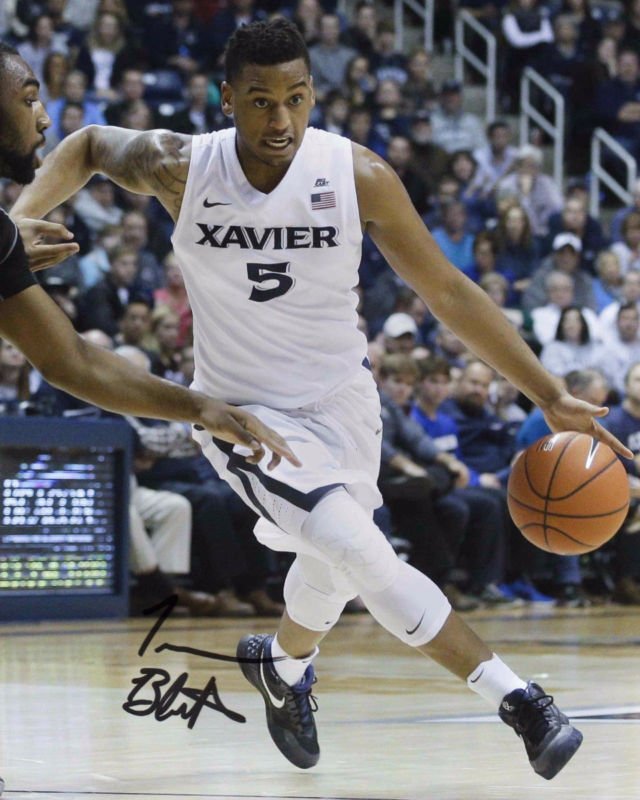 TREVON BLUIETT SIGNED PHOTO 8X10 RP AUTOGRAPHED XAVIER BASKETBALL
