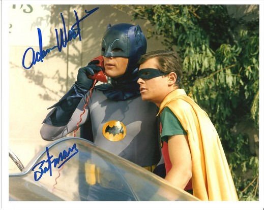 ADAM WEST SIGNED PHOTO 8X10 RP AUTOGRAPHED 1960'S BATMAN