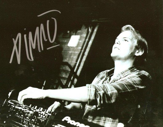 DJ AVICII SIGNED POSTER PHOTO 8X10 RP AUTOGRAPHED * LONESOME TOGETHER